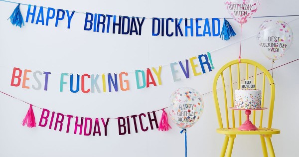 Naughty Party | Adult Candles & Bunting Kits